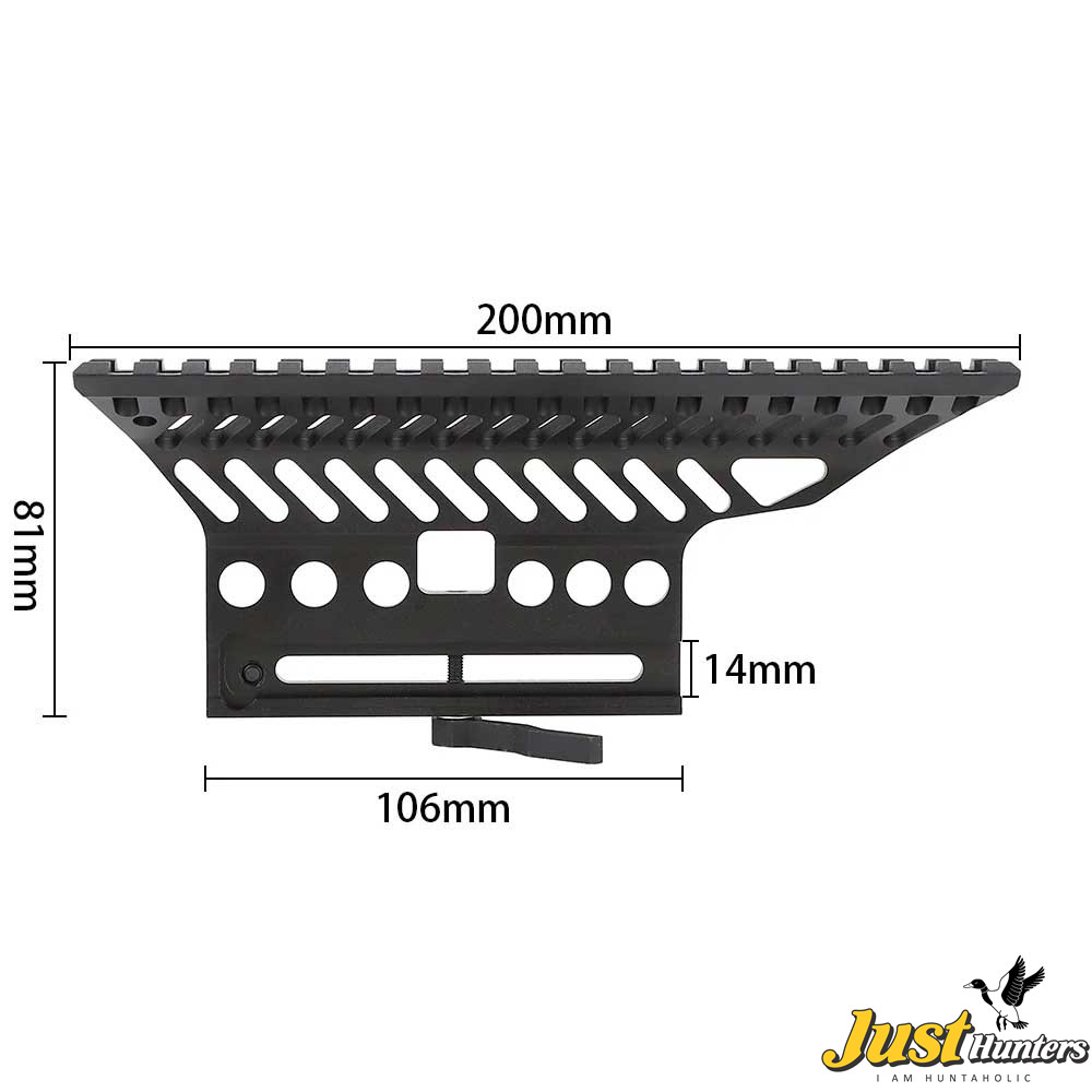 Ohhunt B-13 Classic AK Side Optic Mount Quick Detach Scope Rail Base ...