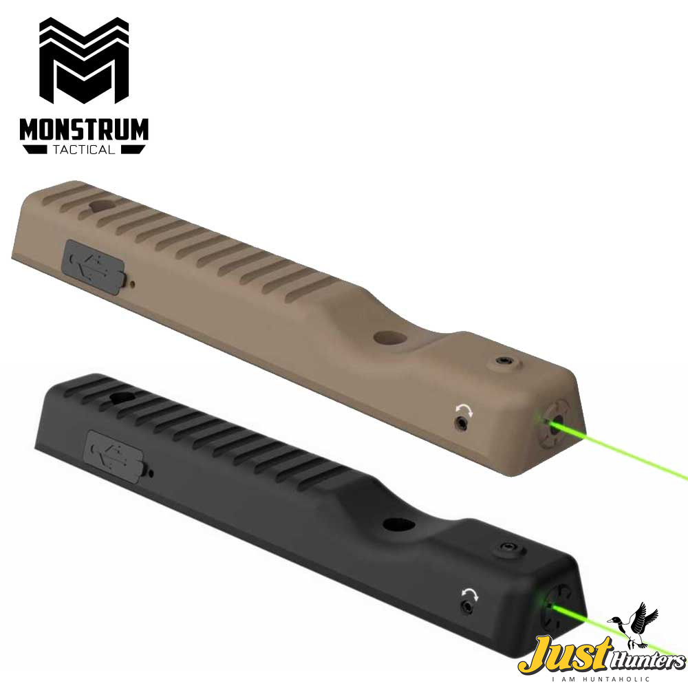 Monstrum Tactical Laserbeak M-LOK Inline Laser Grip Sight with USB-C ...