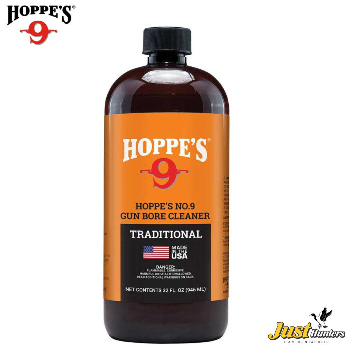 Hoppe's 9 Gun Bore Cleaner Traditional 946ml - Hunting, Shooting ...