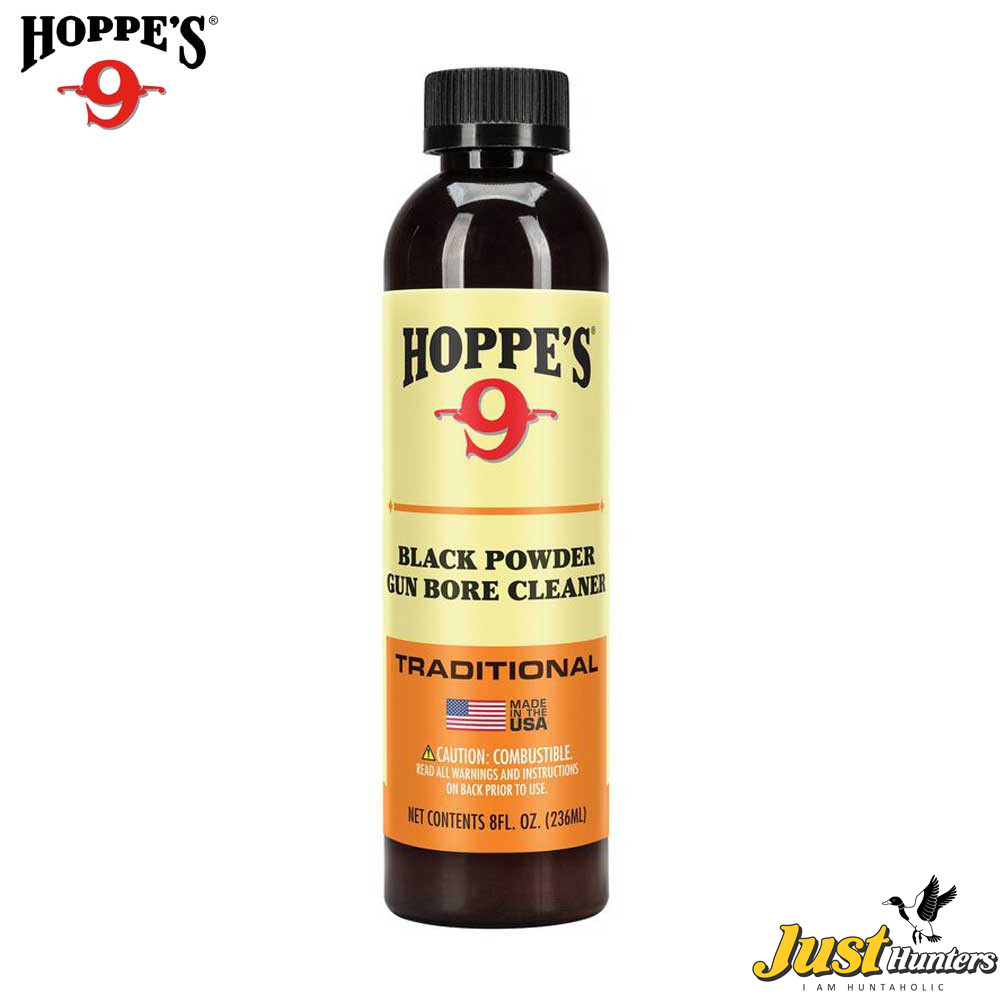 Hoppe's 9 Black Powder Gun Bore Cleaner 236ml - Hunting, Shooting ...