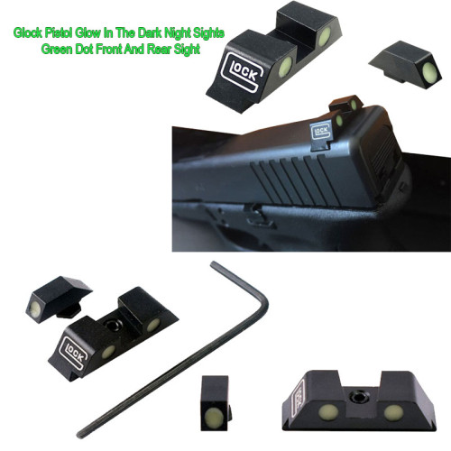 Vector Optics Handgun Pistol Front Rear Fiber Optic Combat Sight Combo ...